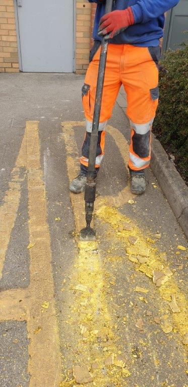 How are road markings removed? - Road Marking Services